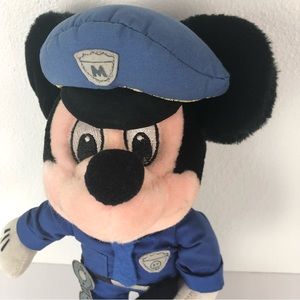 Disney | Toys | Vintage Disney Police Officer Mickey Mouse Plush | Poshmark